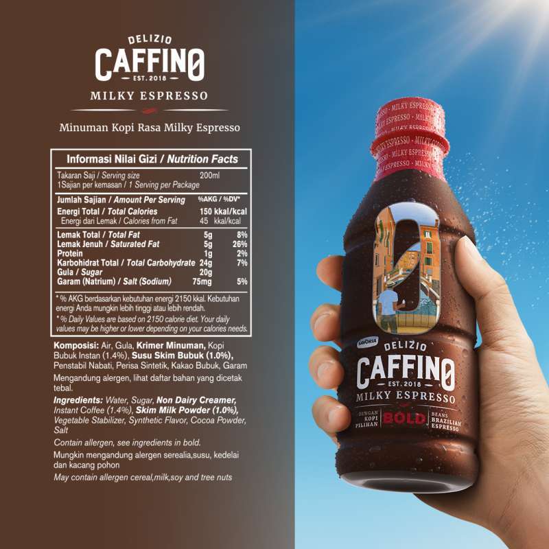 Jual Caffino Rtd Milky Espresso 200 Ml Di Seller Caffino Official Store ...