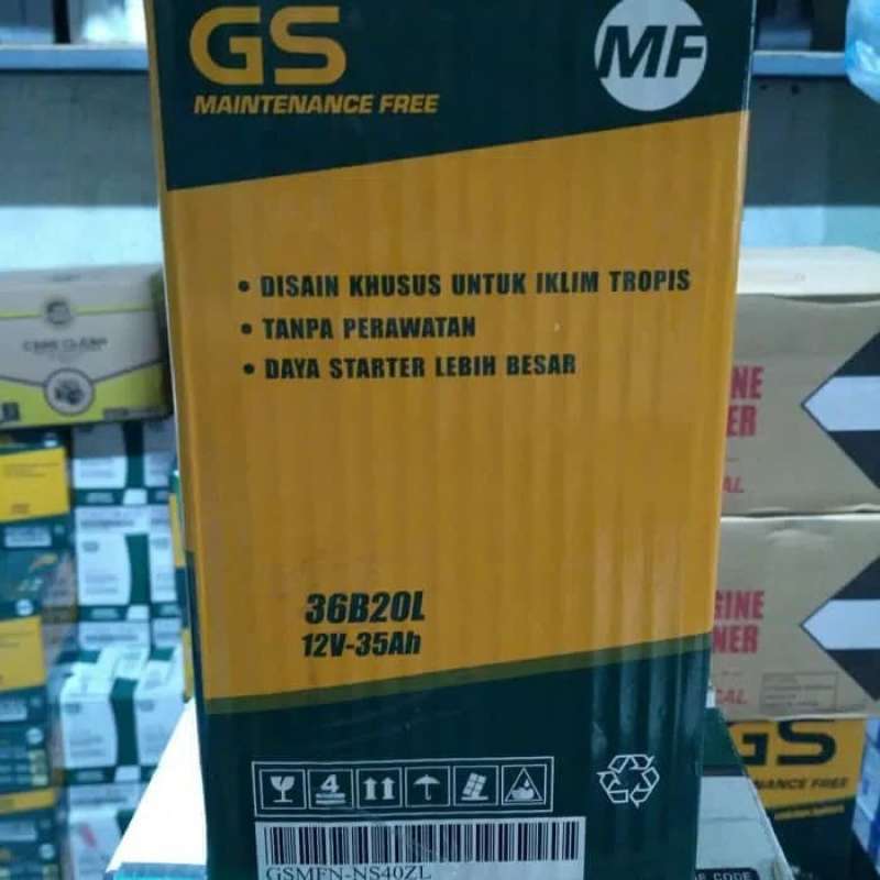 Promo Promo Aki Gs Astra Mf / Kering Ns40zl / 38b20l 12v-35ah Diskon 12 ...