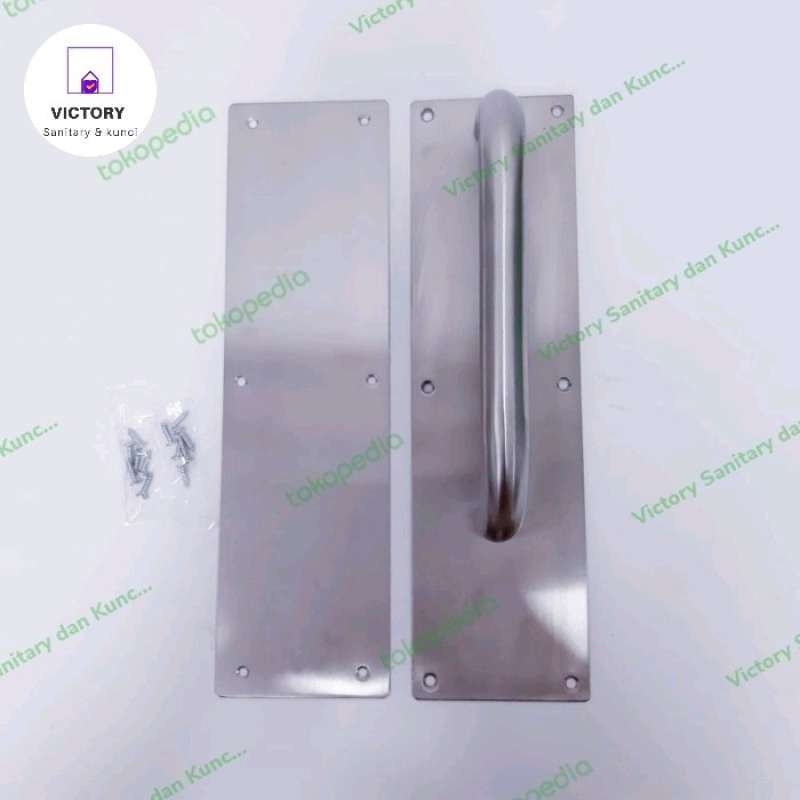 Jual Tarikan Plat Push Pull Handle Pintu Push Plat Stainless Steel di ...