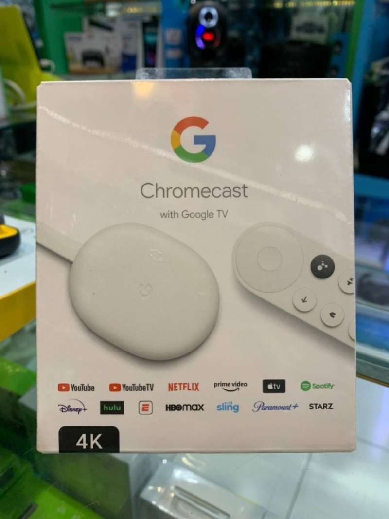 Promo Google Chromecast with Google TV - 4th Gen - 4K Support New ...
