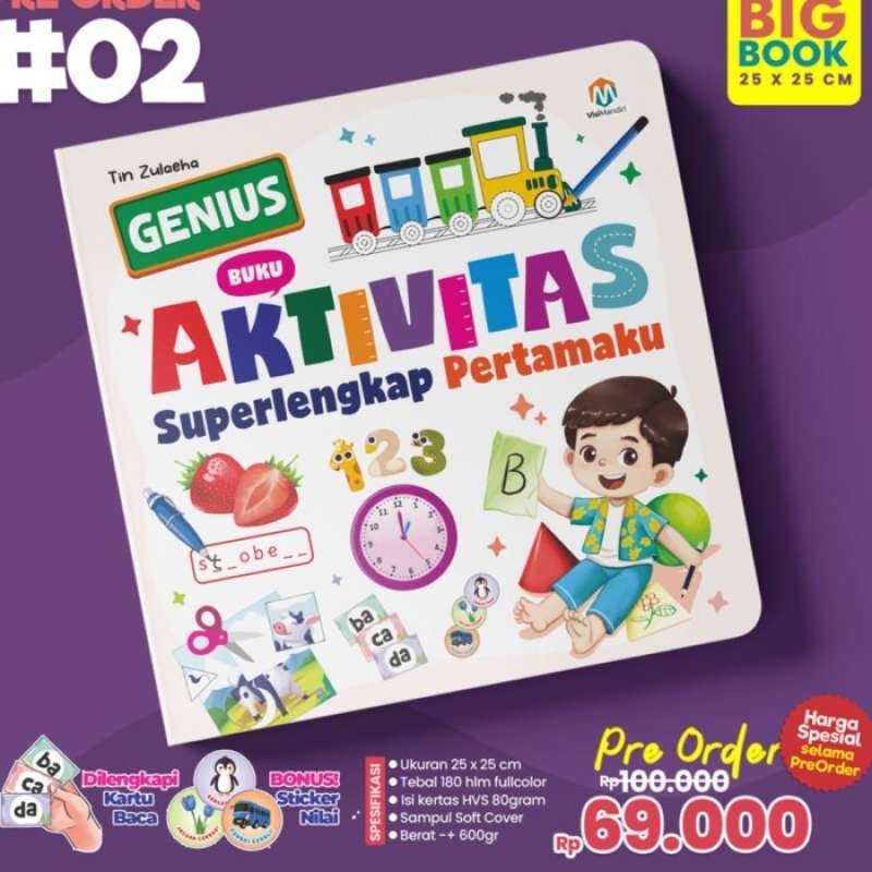 Promo GENIUS BUKU AKTIVITAS SUPERLENGKAP PERTAMAKU Diskon 28% di Seller Pilihan Shop - Harapan ...