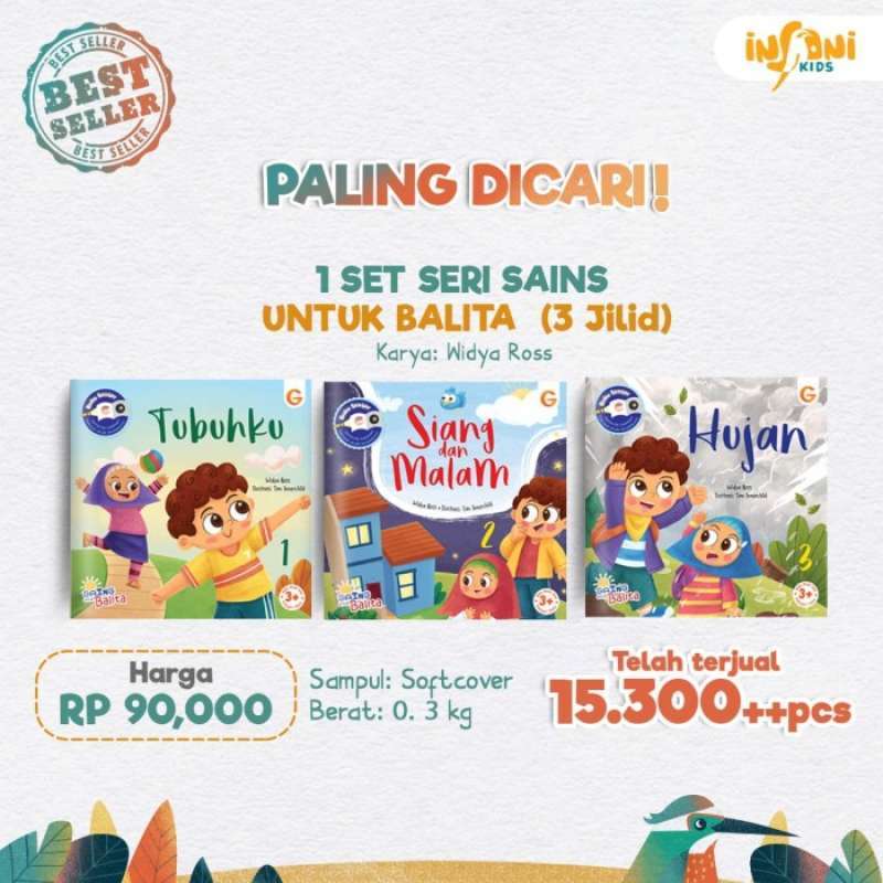 Promo buku sains balita set buku sains balita buku ensiklopedia anak Diskon 28% di Seller ...