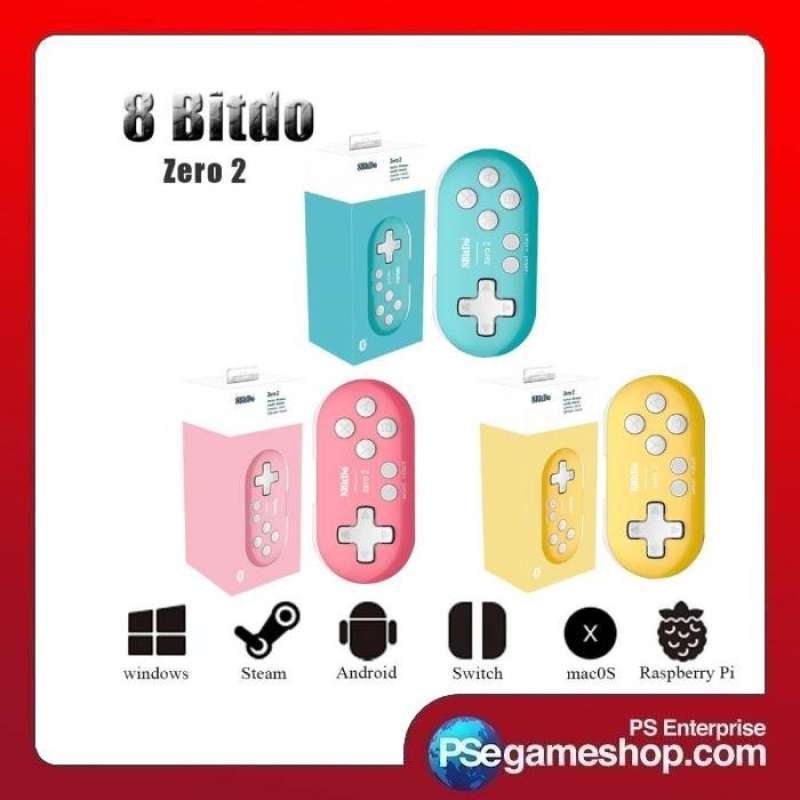 Promo 8bitdo Zero 2 Mini Bluetooth Gamepad For Switch/windows/android ...