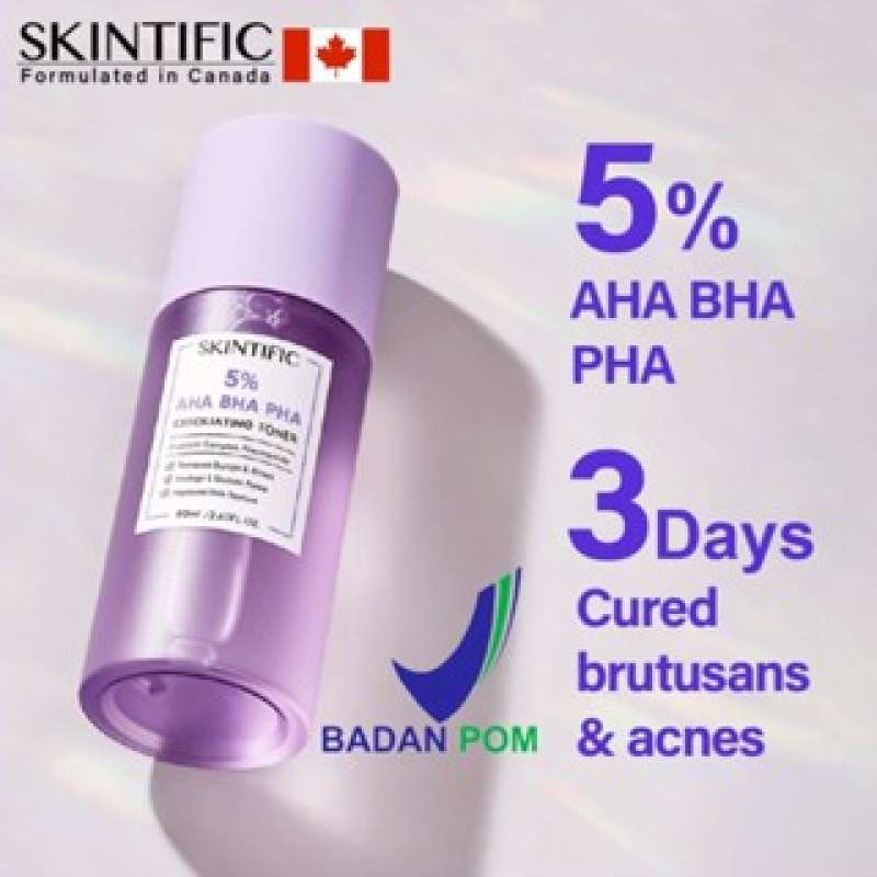 Jual Skintific 5% Aha Bha Pha Exfoliating Toner 80ml Di Seller Linda Kosmetik Palembang Official ...