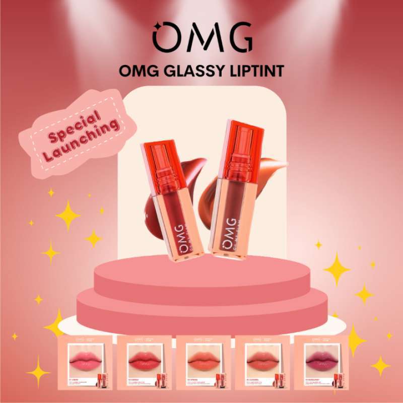 Promo Omg Glassy Lip Tint Terbaru - Lip Tint Warna Intense Tahan 12 Jam ...