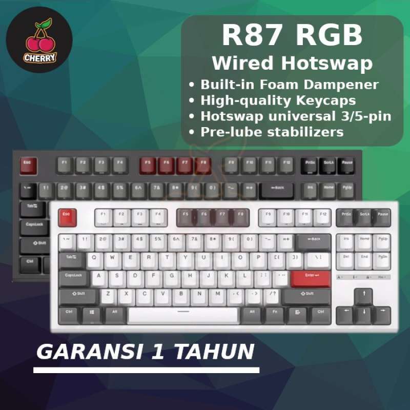 Promo Royal Kludge RK R87 / R 87 RGB Mechanical Keyboard Hotswap TKL 87 Keys Diskon 33% di ...