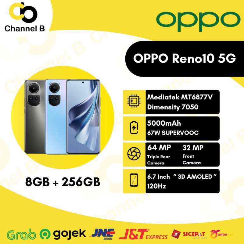 Jual Oppo Reno10 5g [ 8gb / 256gb ] Smartphone - Garansi Resmi Di Seller Channel B Official ...