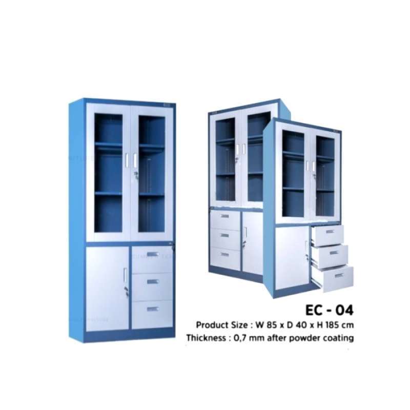 Jual Lemari Arsip Filling Cabinet Besi Emporium EC 04 Lemari Rak Buku ...
