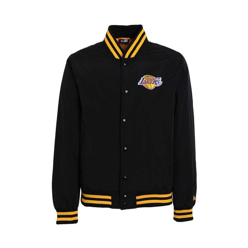 Jual New Era La Lakers Team Script Bomber Jacket Black - Xl Di Seller ...