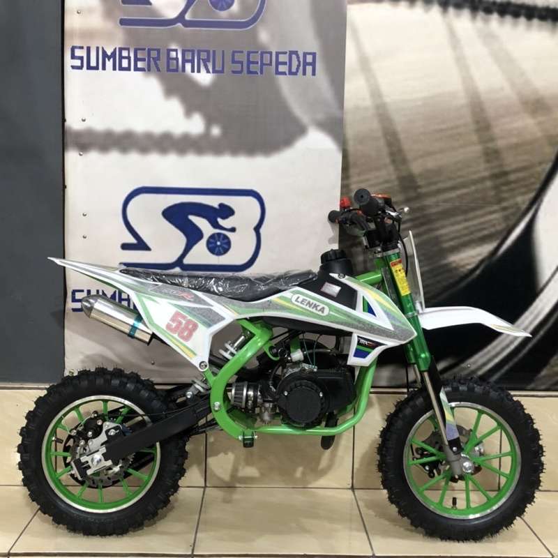 Promo Motor Trail Mini Lenka 58 50 Cc 2 Tak Diskon 9% Di Seller Ababa ...