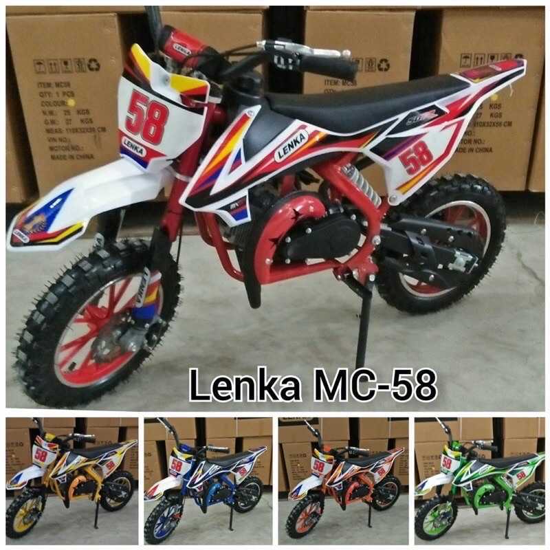 Promo Motor Trail Mini Lenka 58 50 Cc 2 Tak Diskon 9% Di Seller Ababa ...