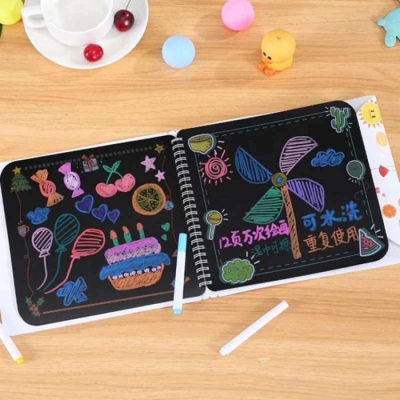 Promo Reusable Drawing Book Set Buku Menggambar - Quasionstur Diskon 50 ...
