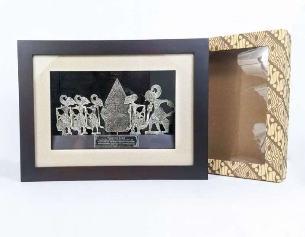 Promo Frame Wayang Pandawa Lima Kaca Diskon 33% di Seller Majuberjaya ...