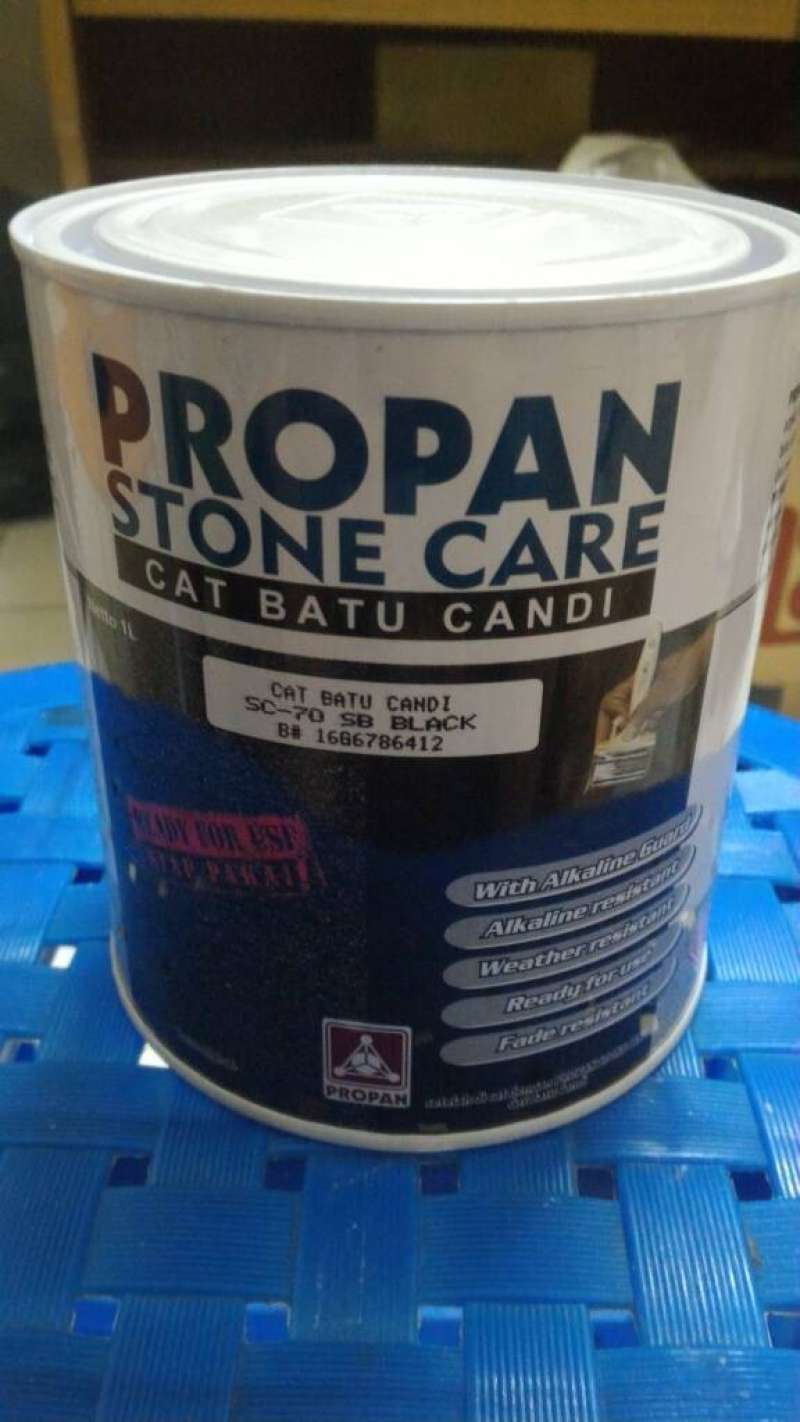 Promo Propan Stone Care Cat Batu Candi Sc-70 Sb Black (1 Kg) Diskon 33% ...
