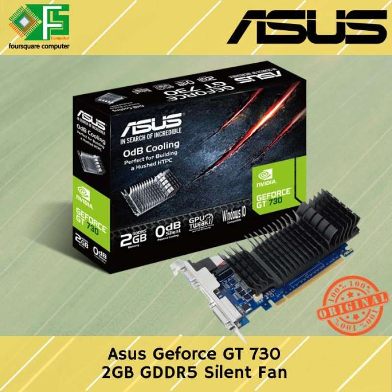 Jual VGA Asus Geforce GT 730 2GB GDDR5 Silent Fan Resmi | GT730 di ...