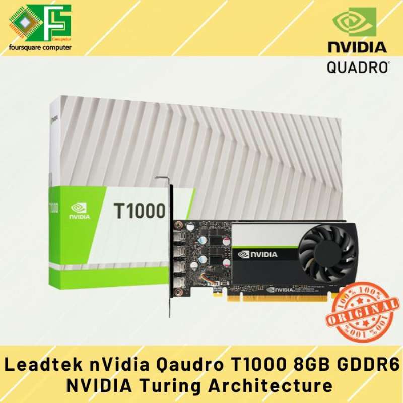 Jual Leadtek Quadro T1000 8gb Gddr6 Nvidia Turing Architecture Di ...