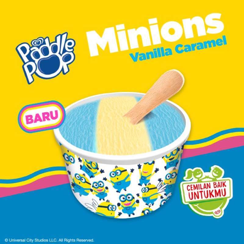 Jual Paddle Pop Ice Cream Minions 90 ML - Es Krim / Ice Cream Wall's di ...