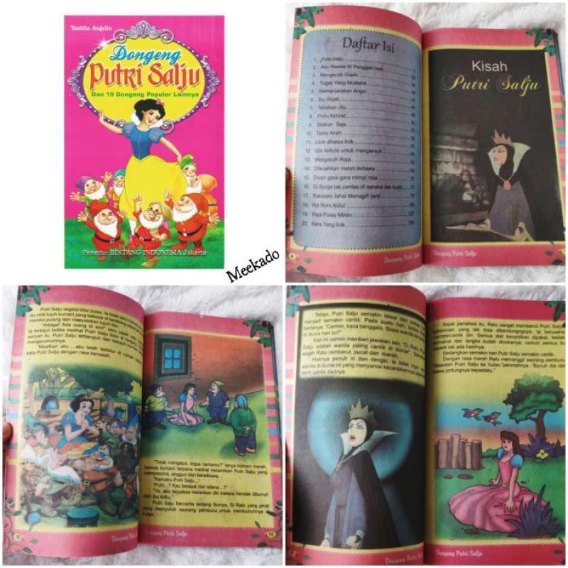 Promo Buku Cerita Dongeng Putri Salju dan Dongeng Terkenal Lainnya ...