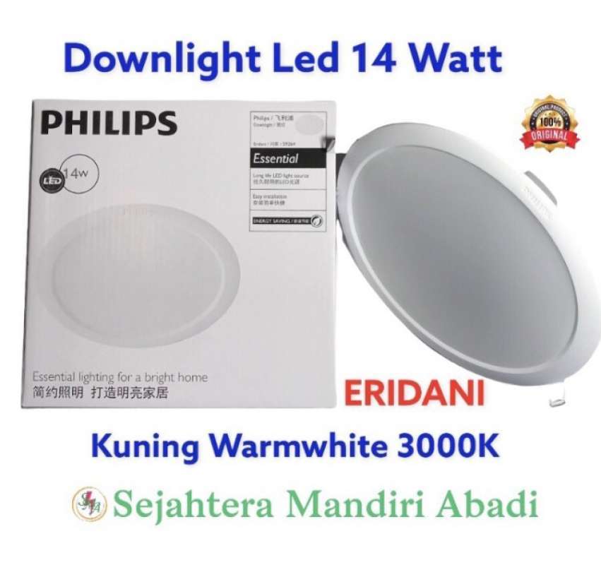 Promo Lampu Downlight Led Eridani 14 Watt Philips Inbow Warmwhite 3000k ...
