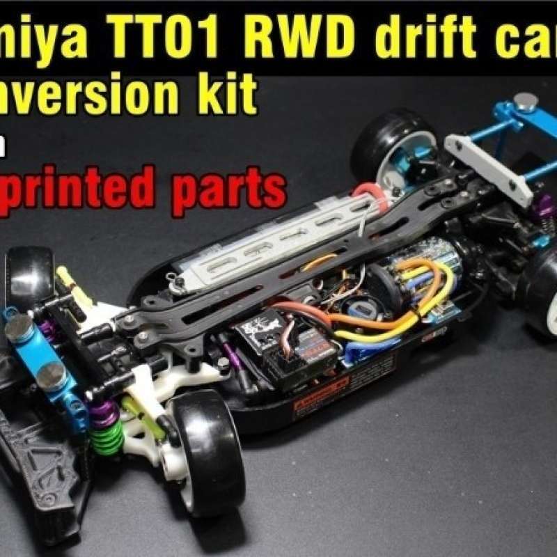Promo Tamiya Tt01 Rwd Drift Car Conversion Kit 3d Print Model Diskon 9% ...