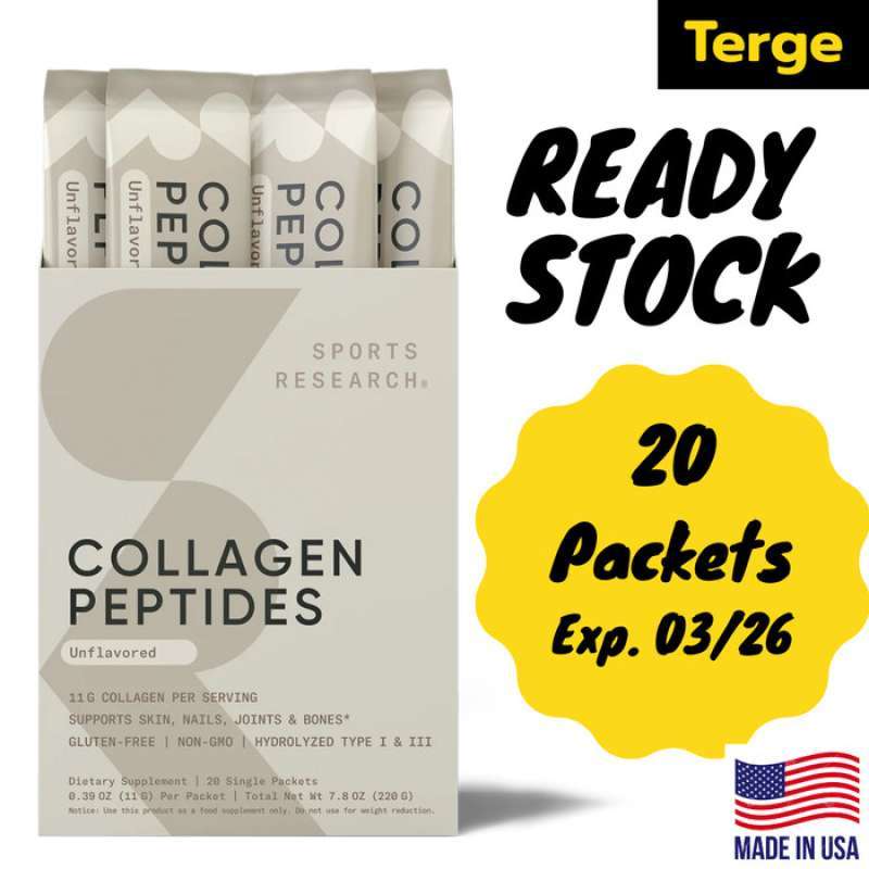 Promo Sports Research Collagen Peptides Hydrolyzed Type I & Iii ...