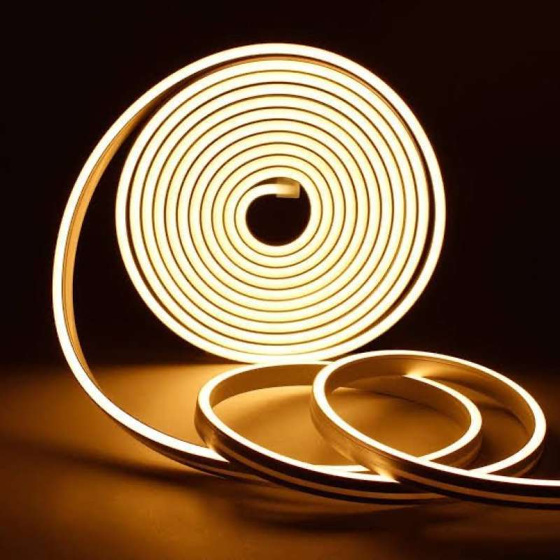Promo Lampu LED Neon FLEX Strip Light Flexible DC12V 5 Meter IP65 ...