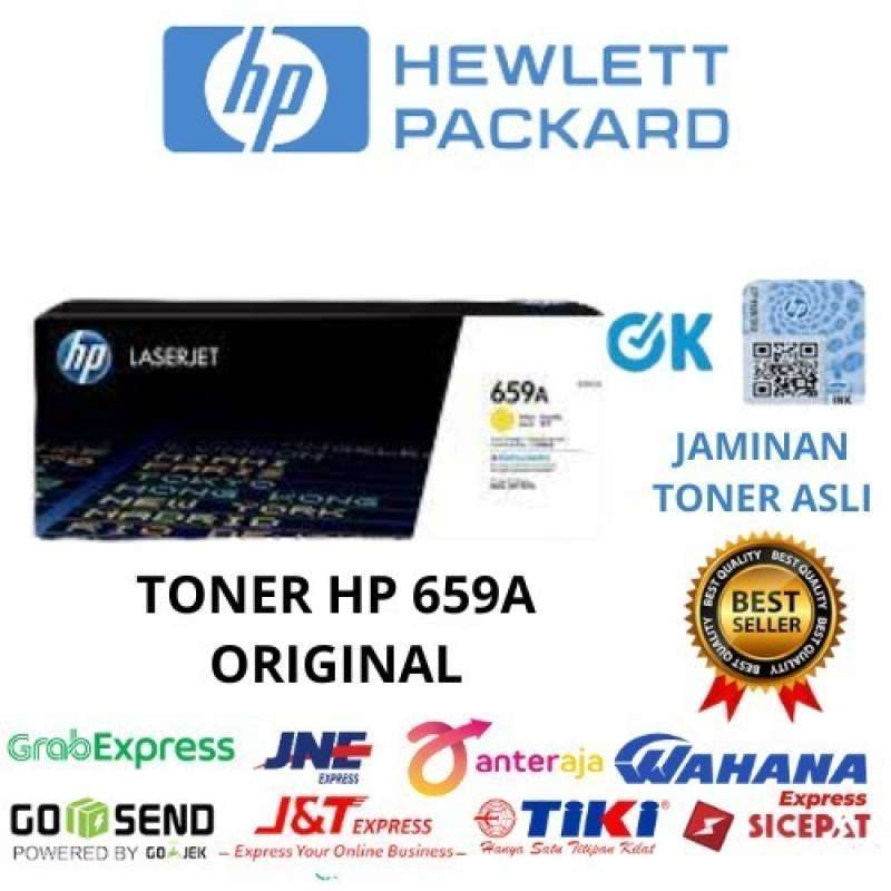 Promo 100% Produk Ori Toner Hp Laserjet 659a Yellow (w2012a) Original ...