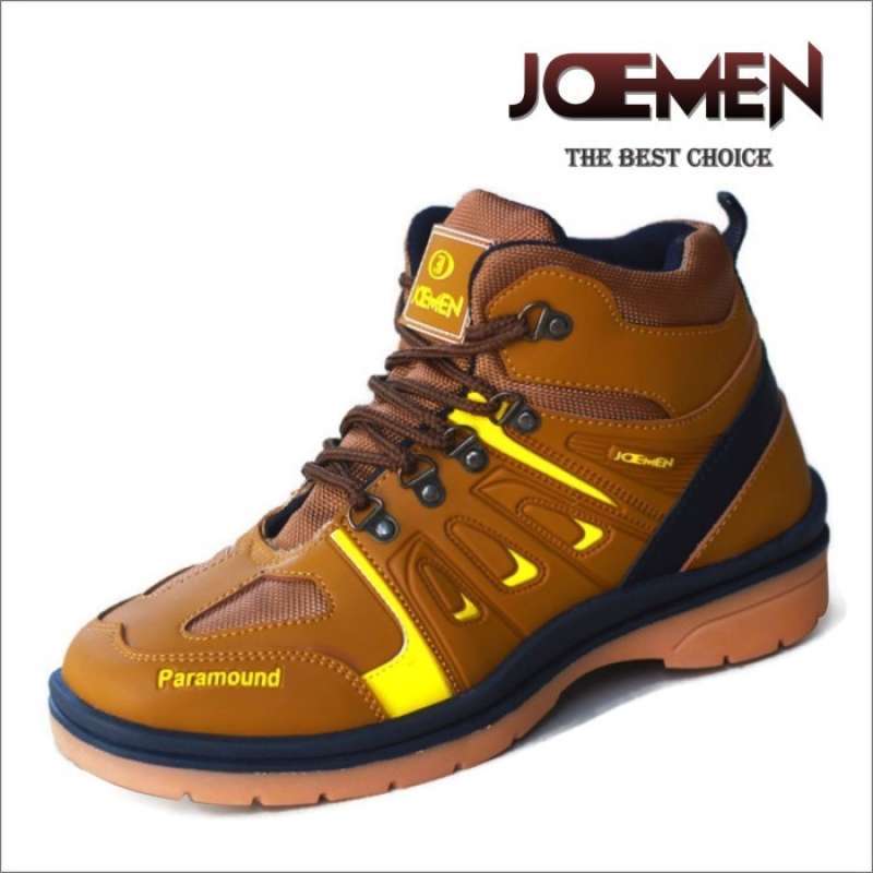 Promo Sepatu Kulit Joemen J 84 Sepatu Safety Pria Boots Kerja Original ...