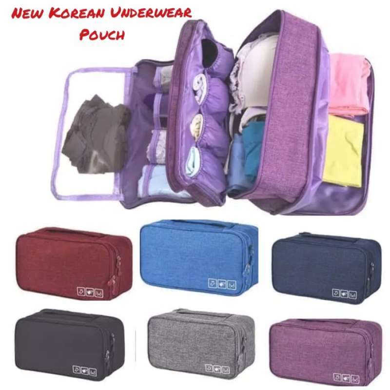 Promo TAS UNDERWEAR TEMPAT PAKAIAN DALAM SAAT TRAVEL NEW KOREAN TRAVEL ...