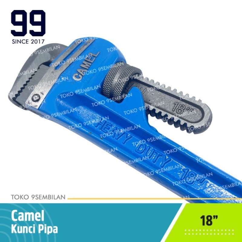Jual Camel Kunci Pipa 18 Pipe Wrench Lapis Karet 18 Inch Pembuka Mur ...