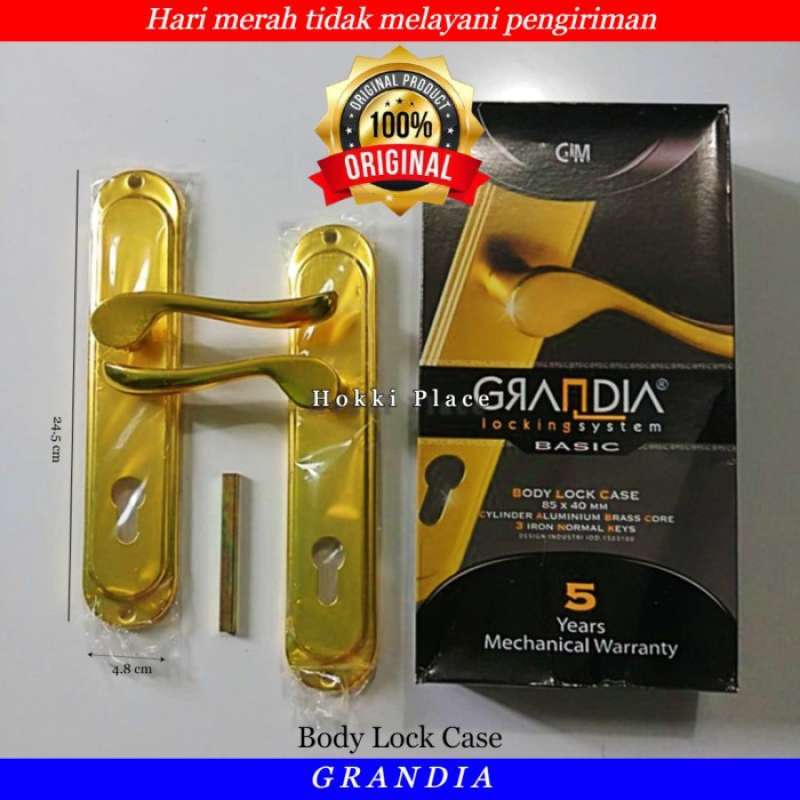 Promo HANDLE PLAT PINTU GRANDIA 874 BODY LOCK CASE GAGANG PLAT PINTU ...