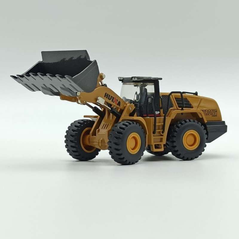 Promo Huina 1813 Diecast Metal Wheel Loader Construction Vehicle 1/60 ...