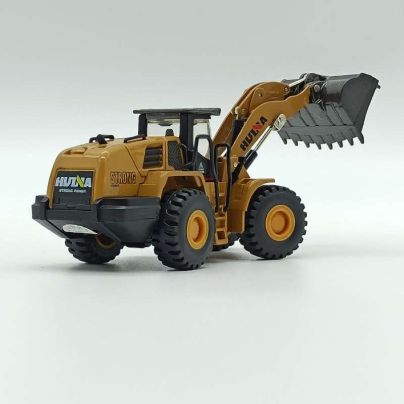 Promo Huina 1813 Diecast Metal Wheel Loader Construction Vehicle 1/60 ...