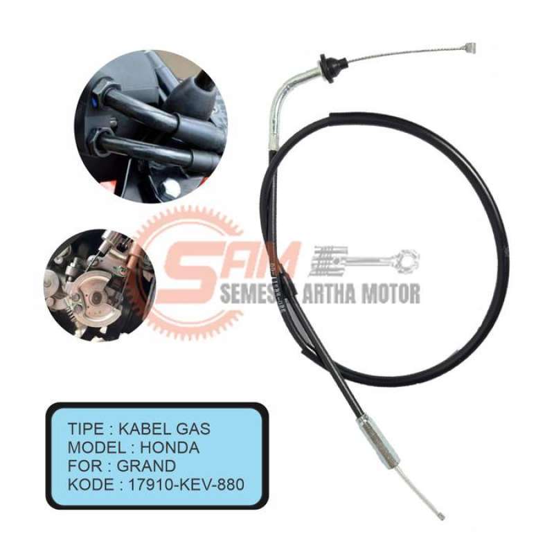 Jual Kabel Gas Honda Grand Astrea Prima Legenda Cable Comp A Throttle Motor di Seller Semesta ...