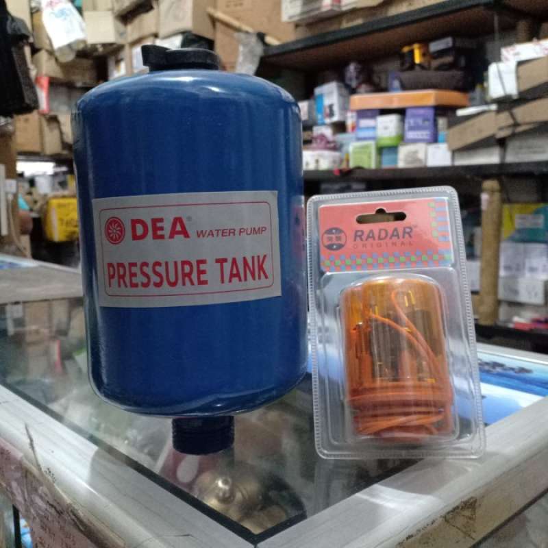 Promo Tabung pompa air model besi set otomatis radar Diskon 23% di ...