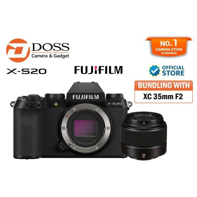 Jual Fujifilm XS20 Body Only Mirrorless Camera Fuji X-S20 XS 20 with XC 35mm f2 di Seller Doss ...