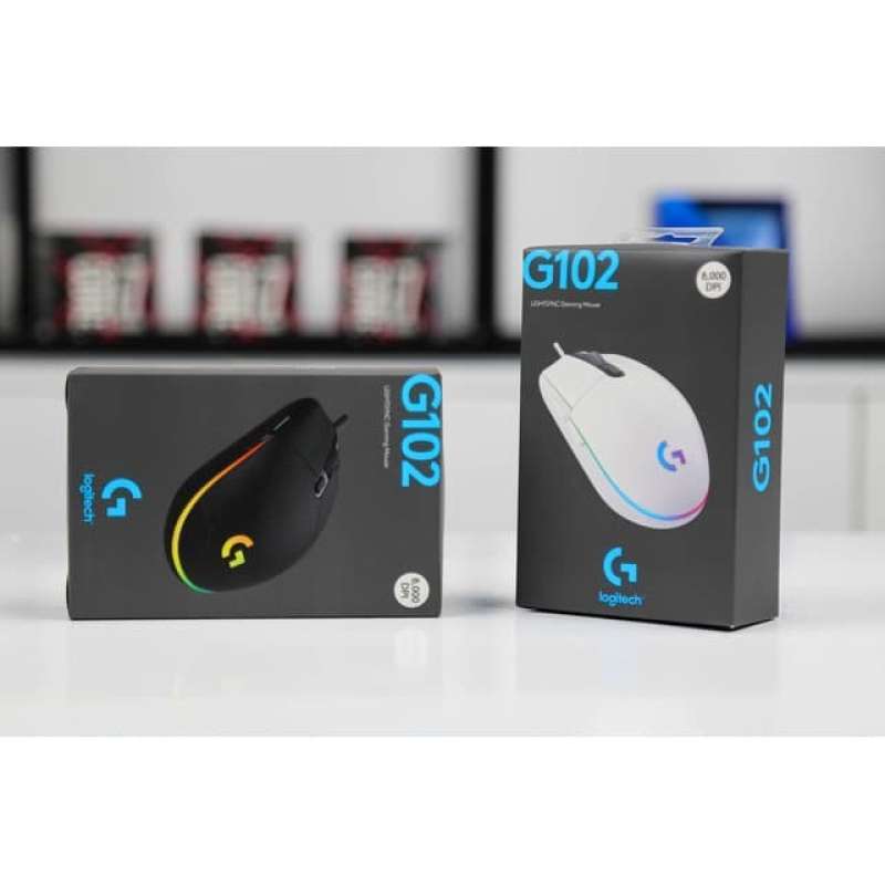 Promo Logitech G102 V2 Lightsync Gaming Mouse 8000 DPI 6 Tombol Resmi 2 Thn Diskon 23% di Seller ...
