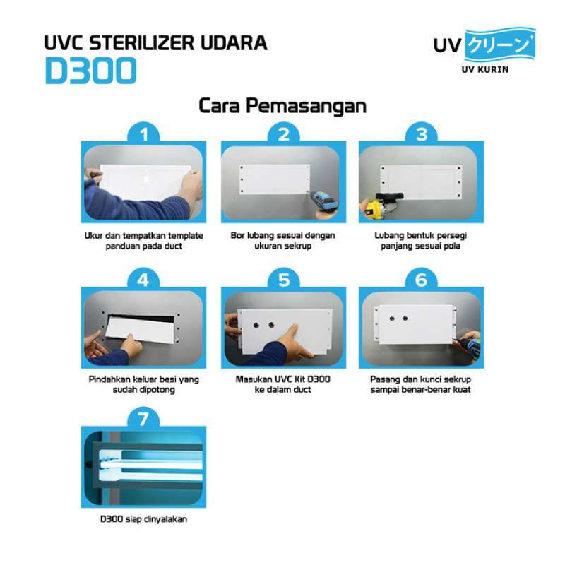 Promo UVC KIT D300 untuk Sistem Ducting HVAC/Ventilator Diskon 23% di ...