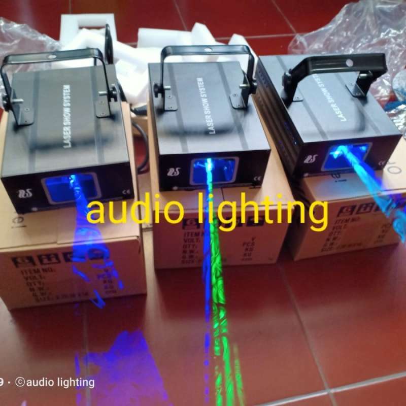 Promo paket 3 unit laser 1 mata RGB fullcolor Diskon 23% di Seller ...