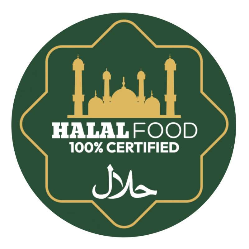 Jual 500 Pc Stiker Makanan Logo Halal Food/sticker Gift Umroh Haji ...