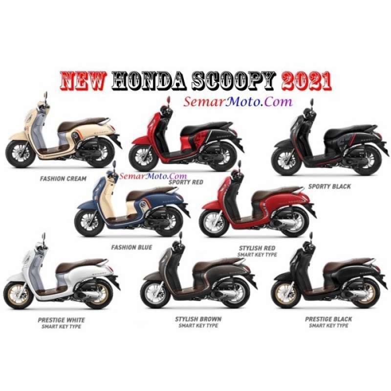 Promo Paketan Body Depan Scoopy New K2f 2021 Coklat Doff Original ...