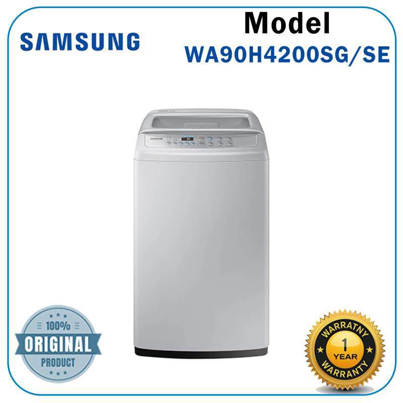 Jual SAMSUNG VVA90H4200SG/SE Mesin Cuci 1 Tabung Top Loading 9 KG Anti ...