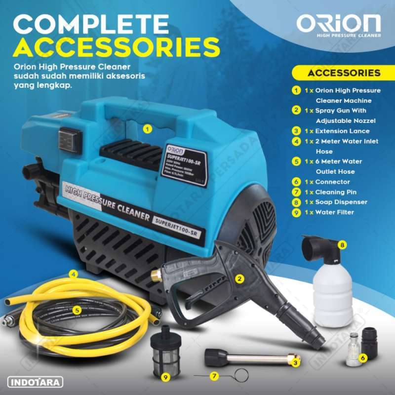 Promo Jet Cleaner Orion Superjet100SR 600watt Alat Steam Cuci Motor ...