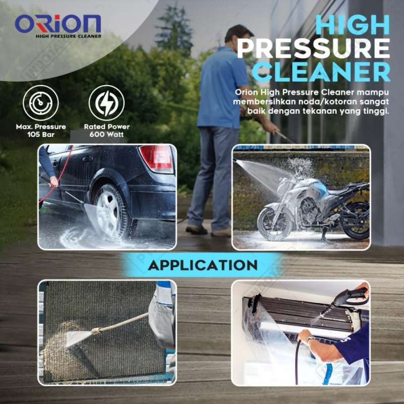 Promo Jet Cleaner Orion Superjet100SR 600watt Alat Steam Cuci Motor ...