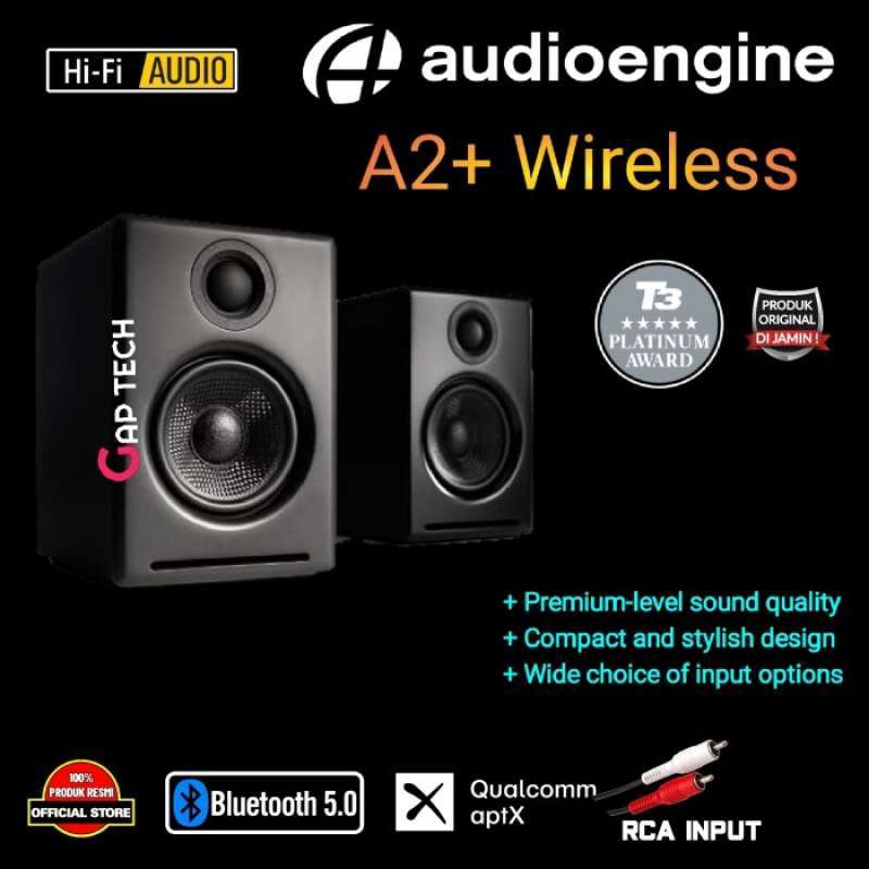 Promo Audioengine A2+ Plus Wireless Hi-Fi True Stereo Sound Monitor Speakers Diskon 23% di ...