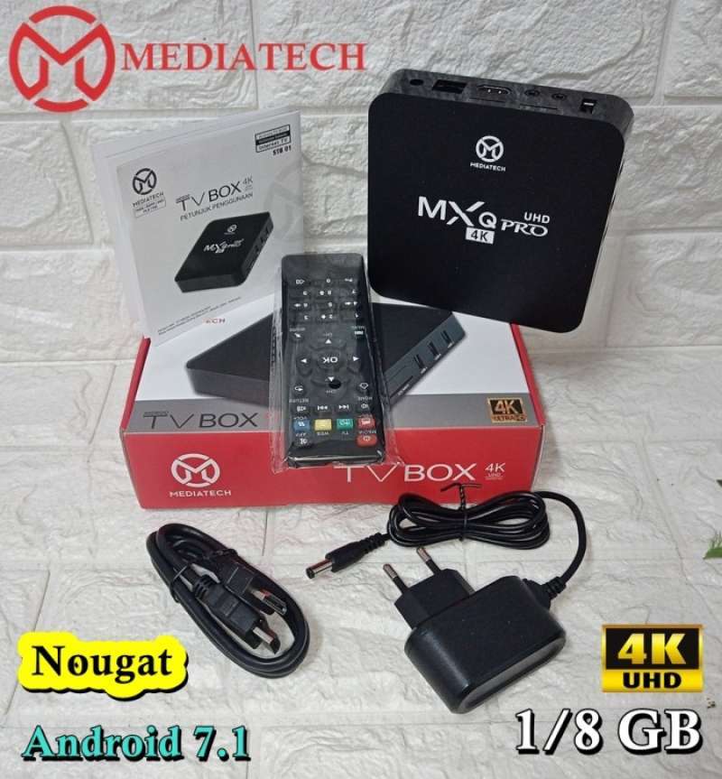Promo Android Tv Box Mxq Pro 5G 1Gb / 8Gb Smart Tv 4K Ultra Hd Ott Diskon Diskon 15% di Seller ...