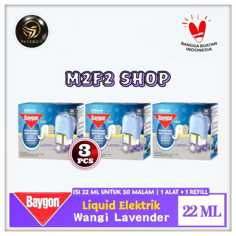 Promo Baygon Liquid Cair Elektrik Starter + Refill Lavender - 22 ml ...