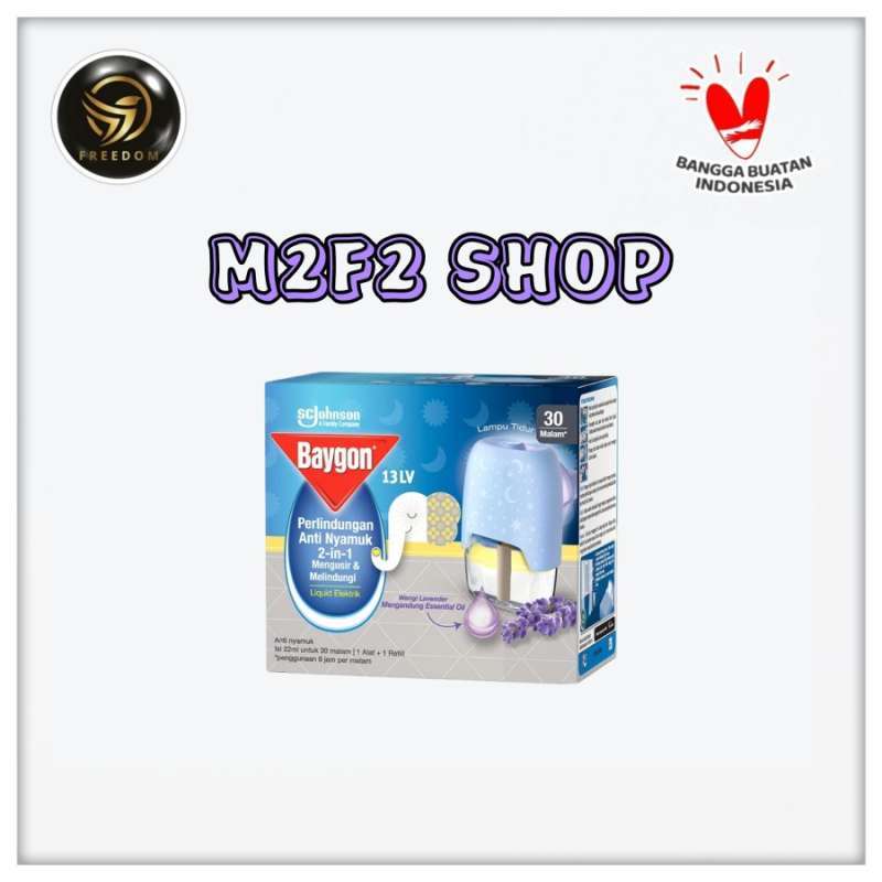 Promo Baygon Liquid Cair Elektrik Starter + Refill Lavender - 22 ml ...