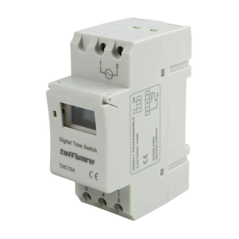 Promo Taffware Mcb Digital Timer Programmable Switch Relay 16a 220v ... Promo Taffware Mcb Digital Timer Programmable Switch Relay 16a 220v ...