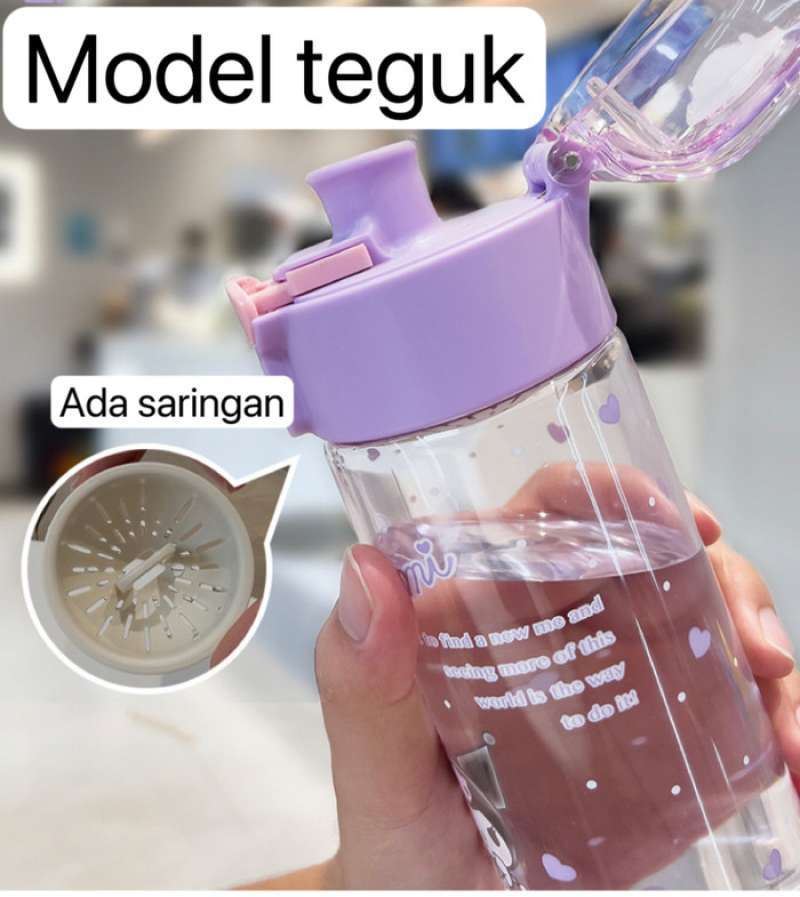 Promo BOTOL MINUM TEGUK TRITAN 550ML KUROMI MELODY CINNAMOROLL POMPOMPURIN -LORENA - Melody ...